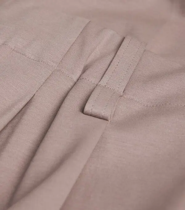 Issey Miyake Cotton-blend Simple Ensemble Trousers - Grey