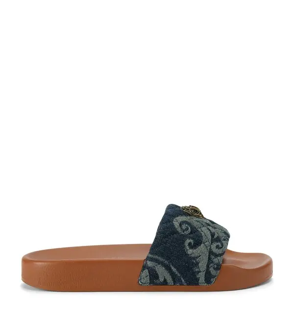 Kurt Geiger Meena Eagle Slides - Blue