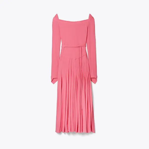 Tory Burch Viscose Jersey Dress - Peony