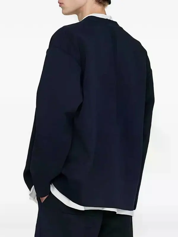 CFCL Buttoned V-neck Jacket - Blue