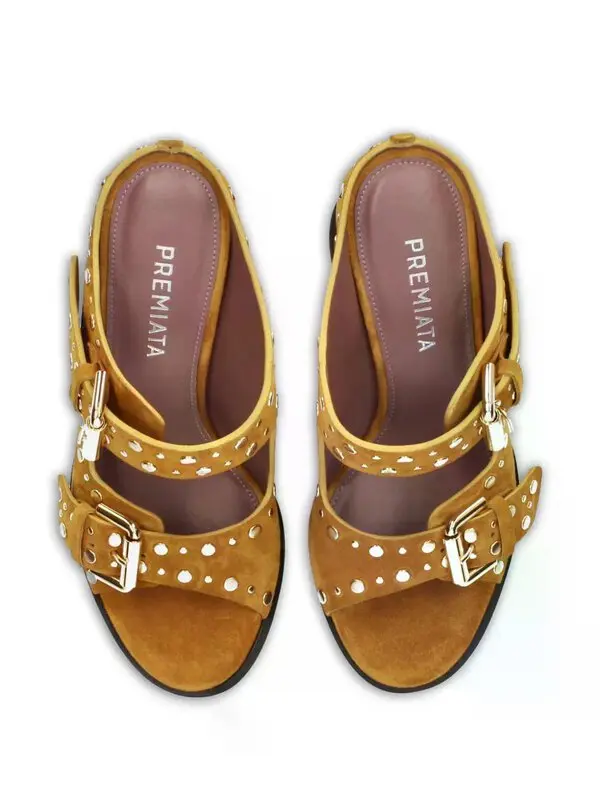Premiata Studded Buckle Sandals