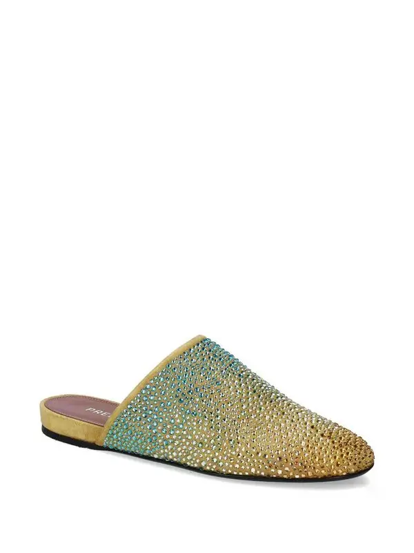 Premiata Rhinestone Embellished Mules