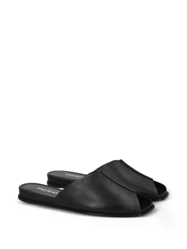 Premiata Squared Peep-toe Mules