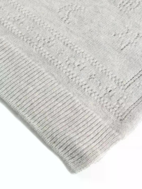 Zadig&Voltaire Demi Pointelle Scarf - Grey