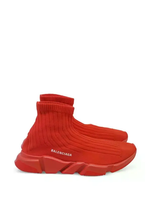 Balenciaga Speed Knit Sock Sneakers - Red