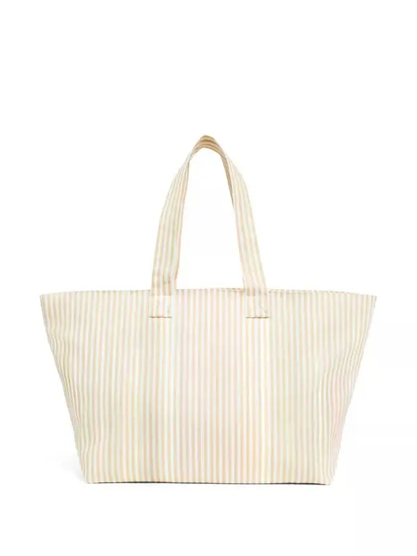 Lacoste Striped Tote Bag - Neutrals