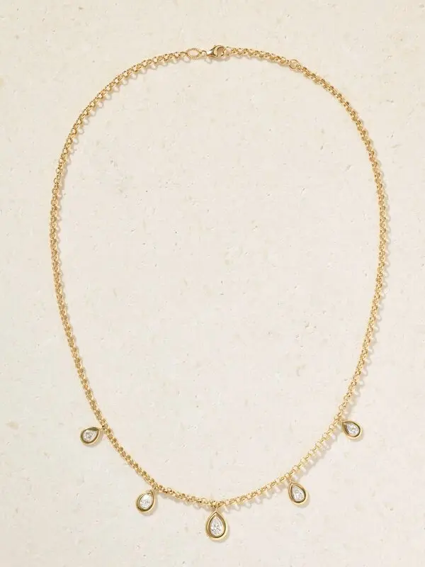 L’ATELIER NAWBAR 18-karat Diamond Necklace - Gold