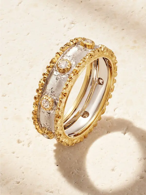 Buccellati Capri Eternelle 18-karat And Diamond Ring - Gold