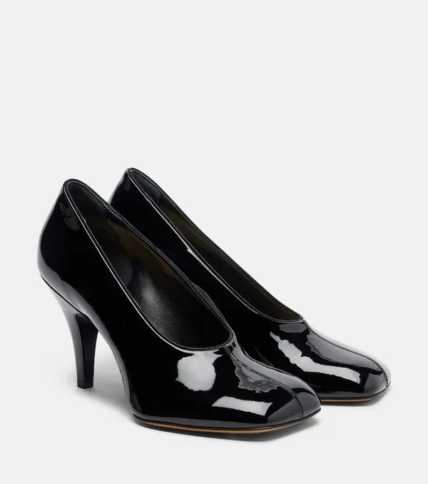 Phoebe Philo Patent Leather Pumps - Black