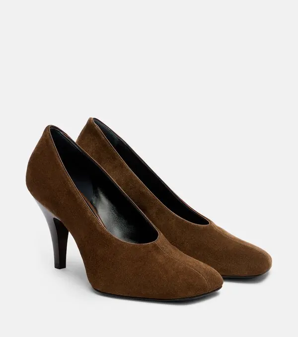 Phoebe Philo Suede Pumps - Green