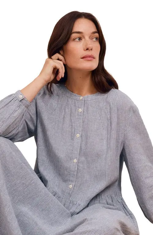 CELTIC & CO. Button Front Midi Shirt Dress