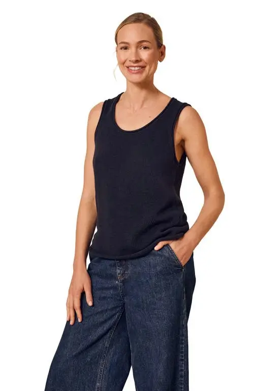 CELTIC & CO. Knitted Tank Top - Navy