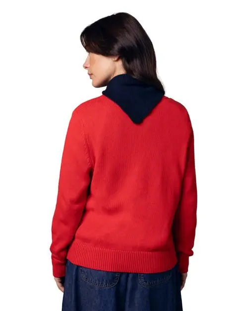 CELTIC & CO. Long Sleeve Cotton Crew Neck Cardigan
