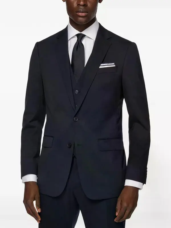 Boggi Milano Stretch Knitted Wool Jacket