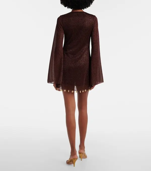Oseree Lumière Embellished Beach Dress