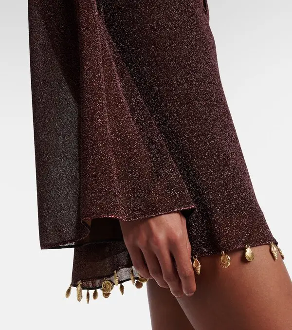 Oseree Lumière Embellished Beach Dress