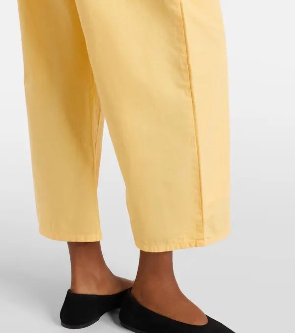 LESET Kyoto Wide-leg Cotton Pants - Orange