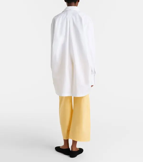 LESET Kyoto Wide-leg Cotton Pants - Orange
