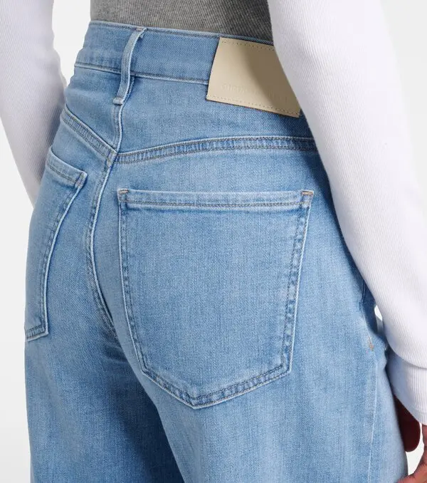 Citizens Of Humanity Lyra Cropped Wide-leg Jeans