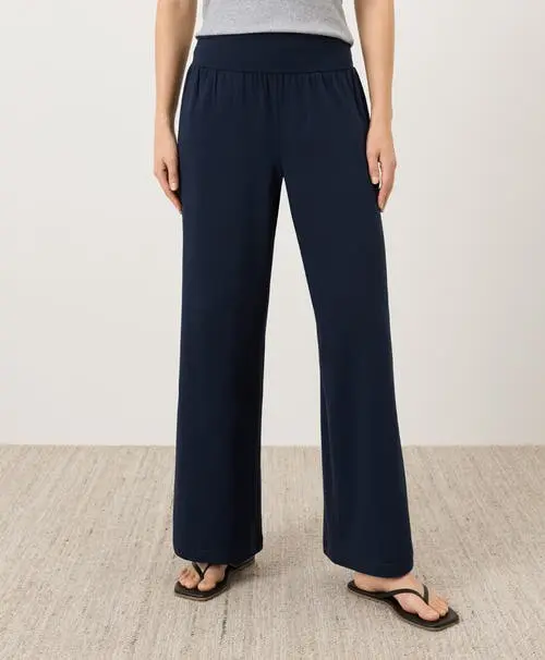 PACT Easy Drape Pant Made With Organic Cotton - Navy