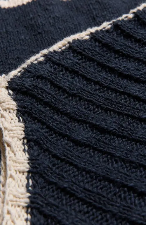 CELTIC & CO. Stripe Boat Neck Sweater