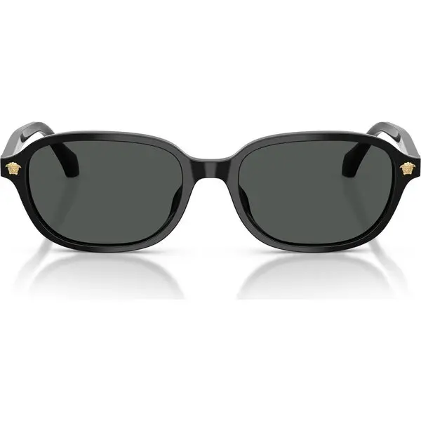 Versace 53mm Pillow Sunglasses - Black/dark Grey