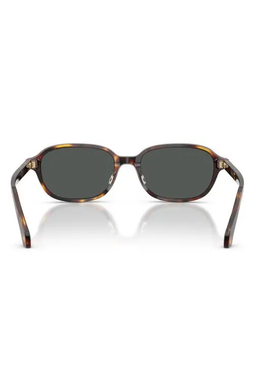 Versace 53mm Pillow Sunglasses - Havana/dark Brown