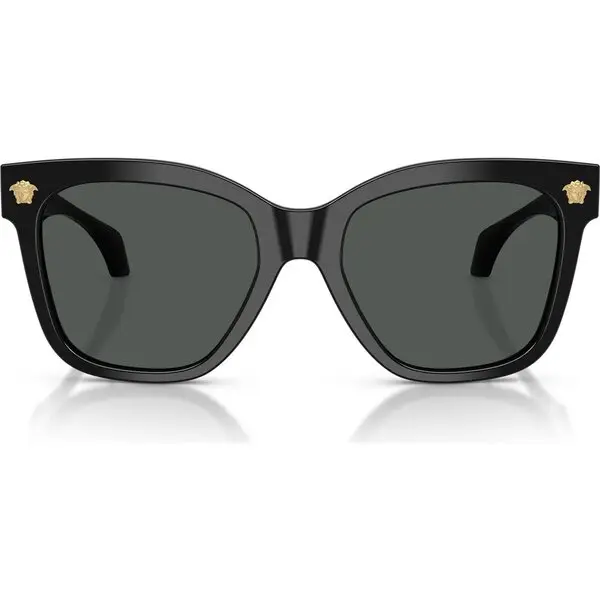 Versace 55mm Square Sunglasses - Black/dark Grey