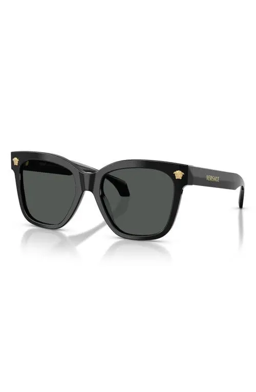 Versace 55mm Square Sunglasses - Black/dark Grey