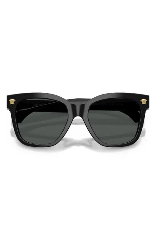Versace 55mm Square Sunglasses - Black/dark Grey