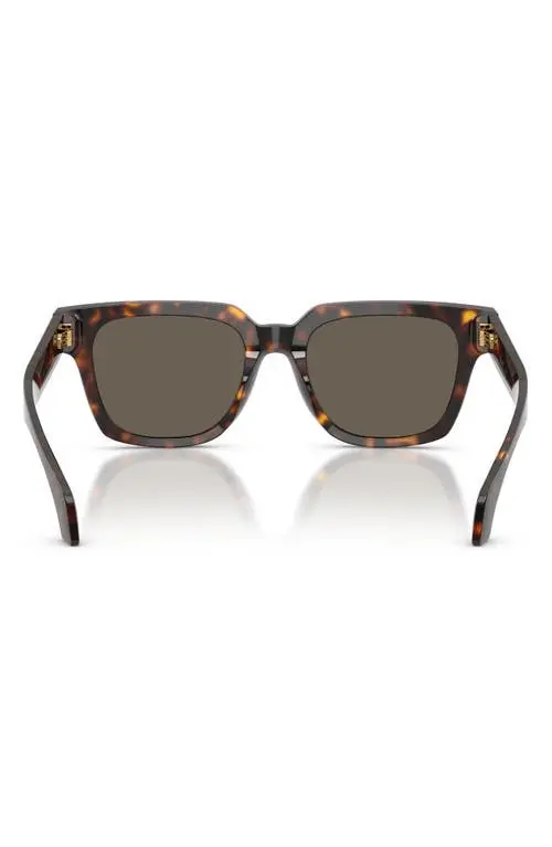 Versace 52mm Square Sunglasses - Havana/brown
