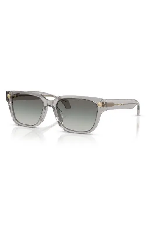 Versace 56mm Rectangular Sunglasses