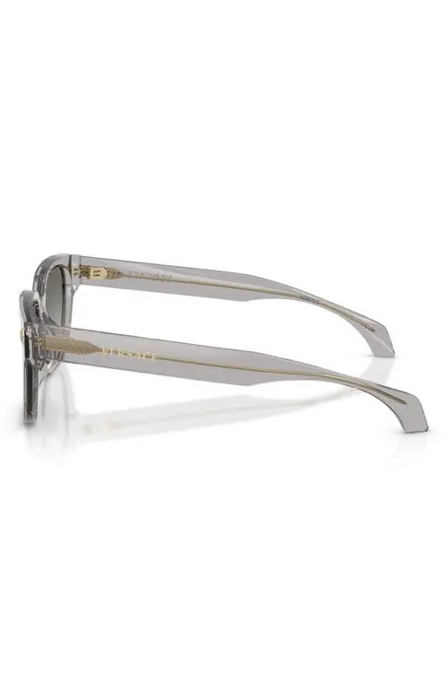 Versace 56mm Rectangular Sunglasses