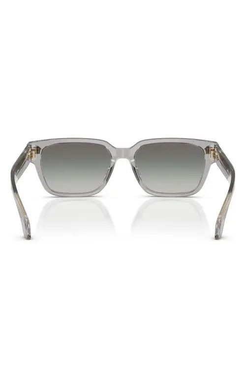 Versace 56mm Rectangular Sunglasses