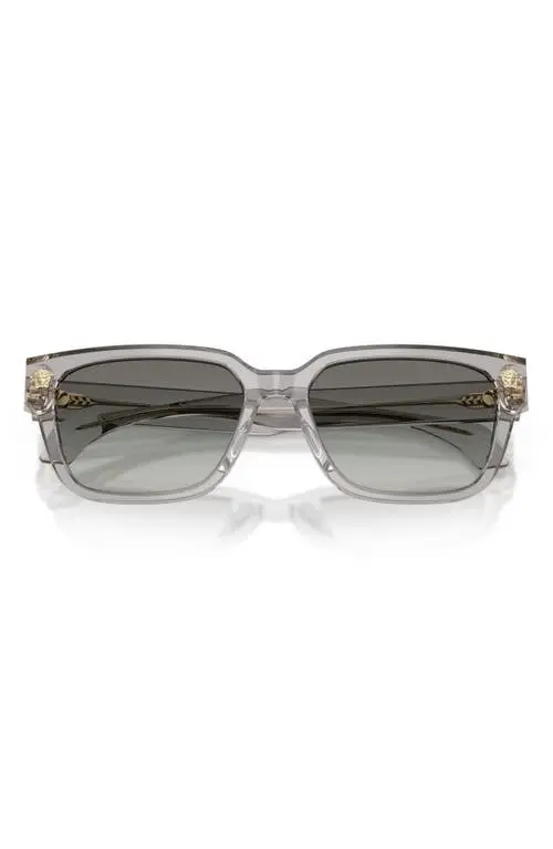 Versace 56mm Rectangular Sunglasses