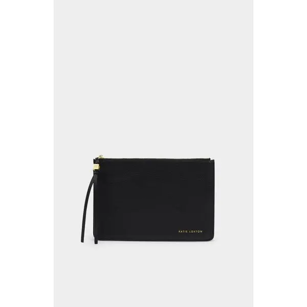 KATIE LOXTON Tassel Charm Pouch - Black
