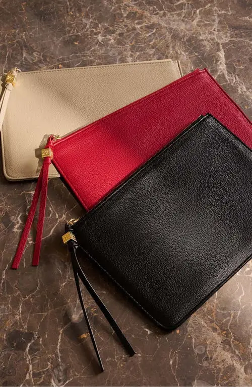 KATIE LOXTON Tassel Charm Pouch - Black
