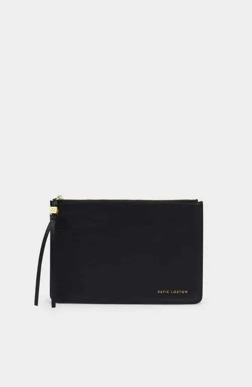 KATIE LOXTON Tassel Charm Pouch - Black