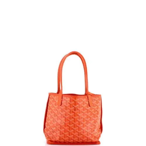 Goyard Anjou Reversible Tote Coated Canvas Mini - Orange