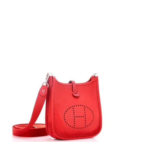 Hermès Evelyne Tpm Shoulder Bag - Red