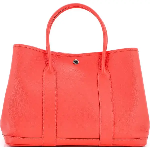Hermès Garden Party 36 Tote Leather - Rouge Pivoine