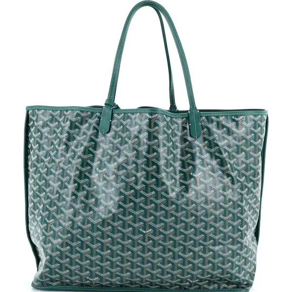 Goyard Anjou Reversible Tote Coated Canvas Gm - Green