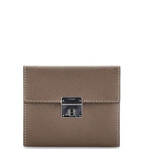 Hermès Clic Wallet Epsom 12 - Grey