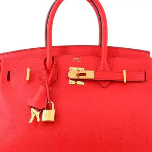 Hermès Birkin Handbag Pink Epsom With Gold Hardware 30 - Red