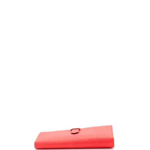 Hermès Bearn Wallet Epsom Long - Red