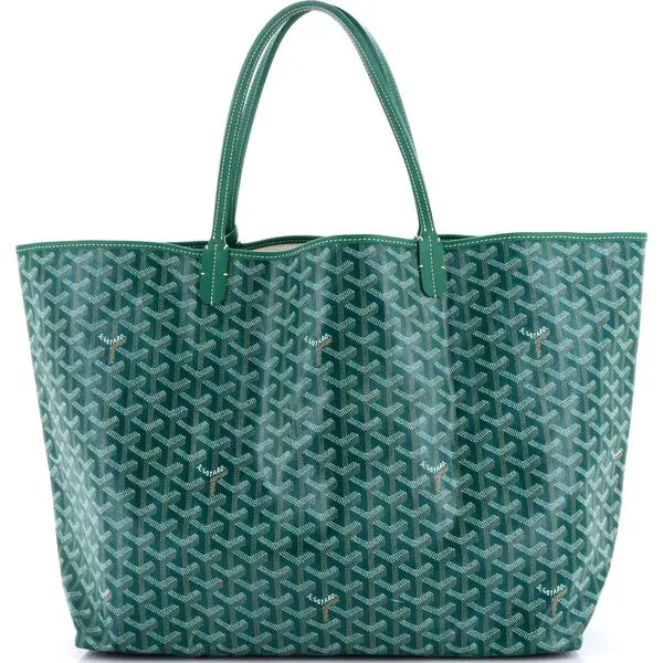 Goyard Saint Louis Gm Tote Coated Canvas - Green