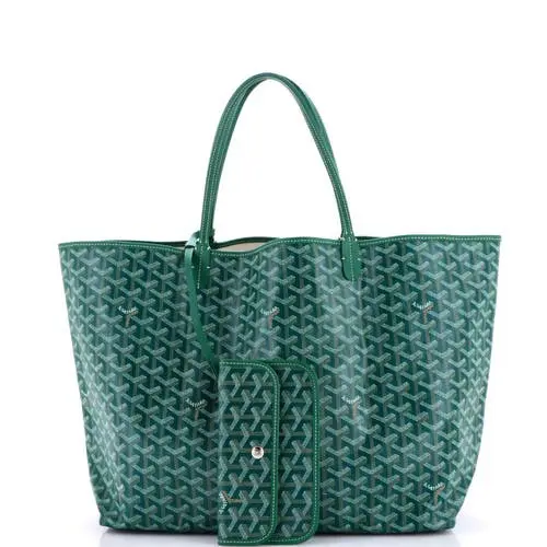 Goyard Saint Louis Gm Tote Coated Canvas - Green