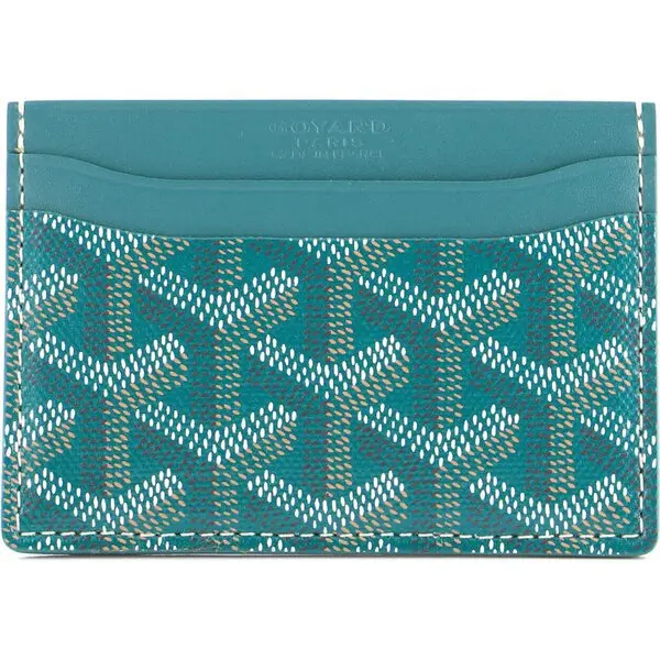 Goyard Saint Sulpice Card Holder Coated Canvas - Green