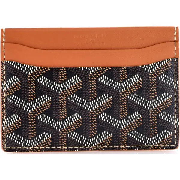 Goyard Saint Sulpice Card Holder Coated Canvas - Brown