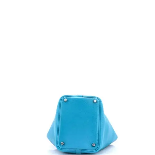 Hermès Picotin Lock Bag Clemence Pm - Blue